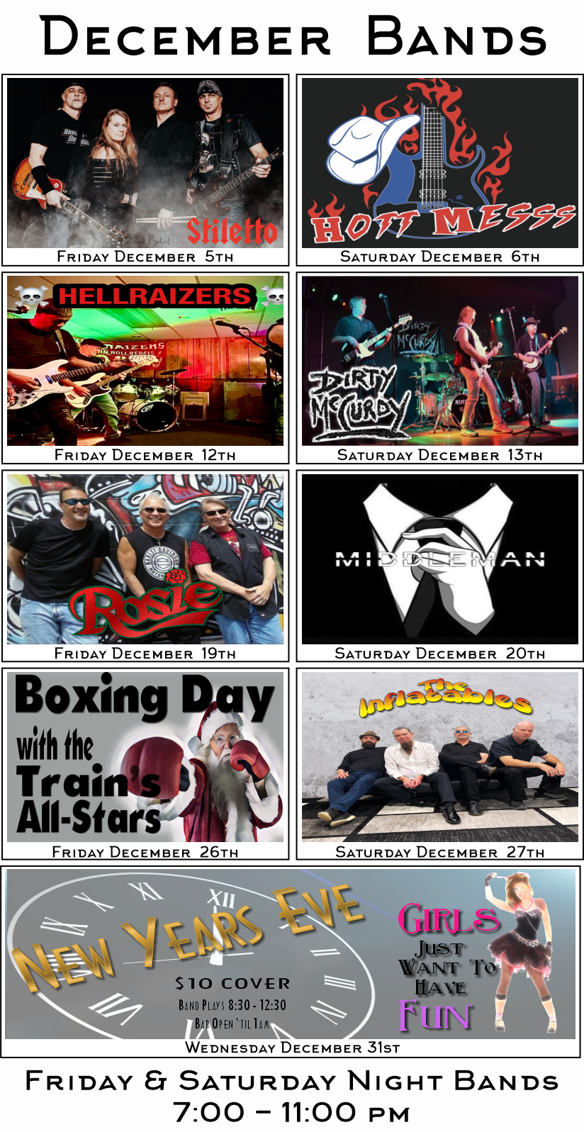 Bands & Special Events